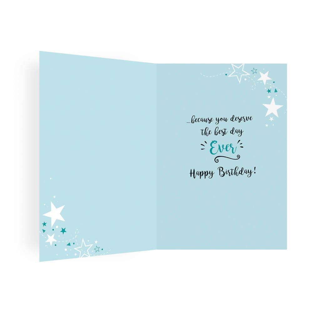 Open Birthday Card