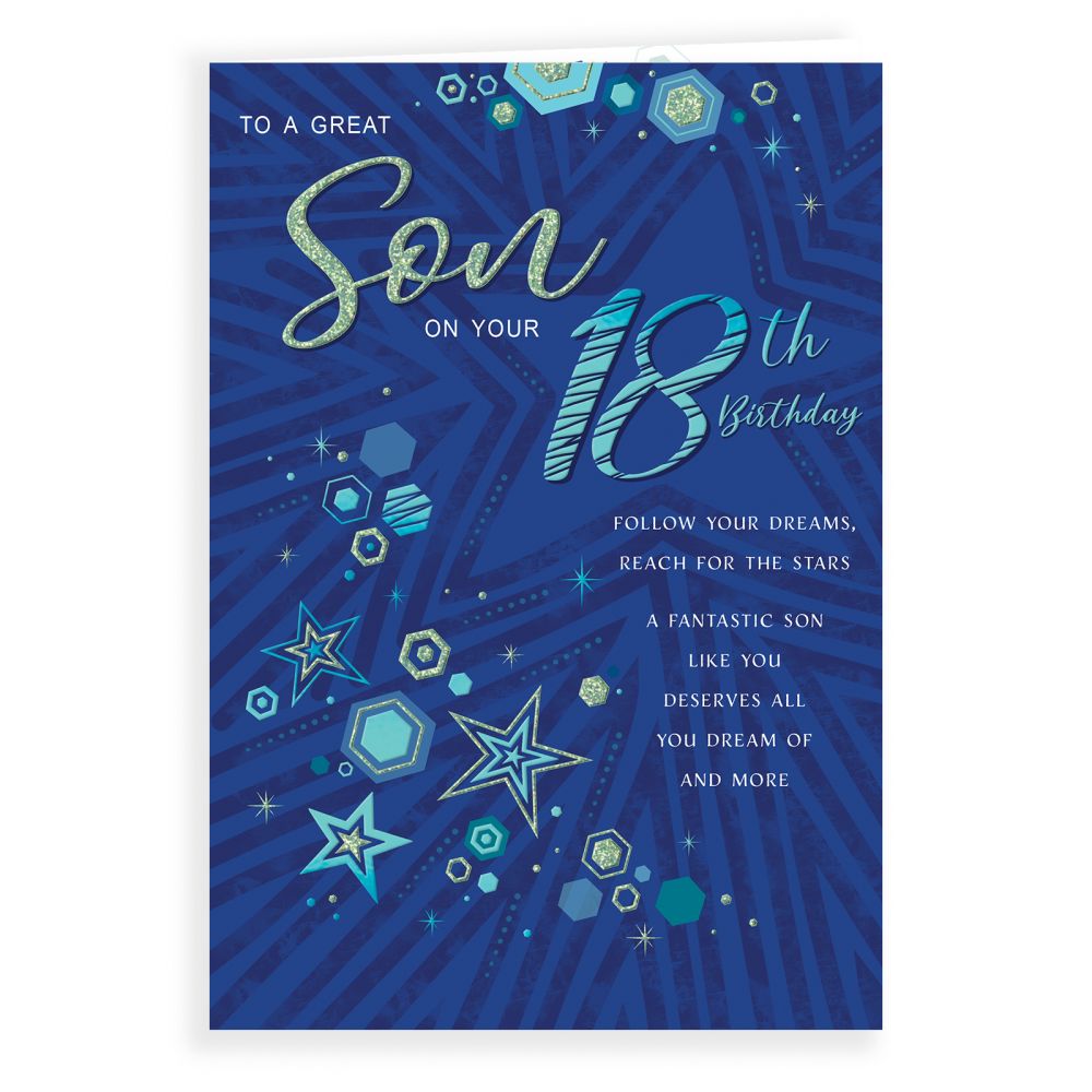 Cards Direct Birthday Card Age 18 Son