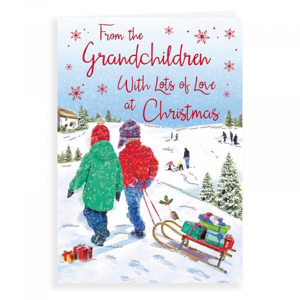 Cards Direct | Christmas Card From Great Grandchildren, Penguins